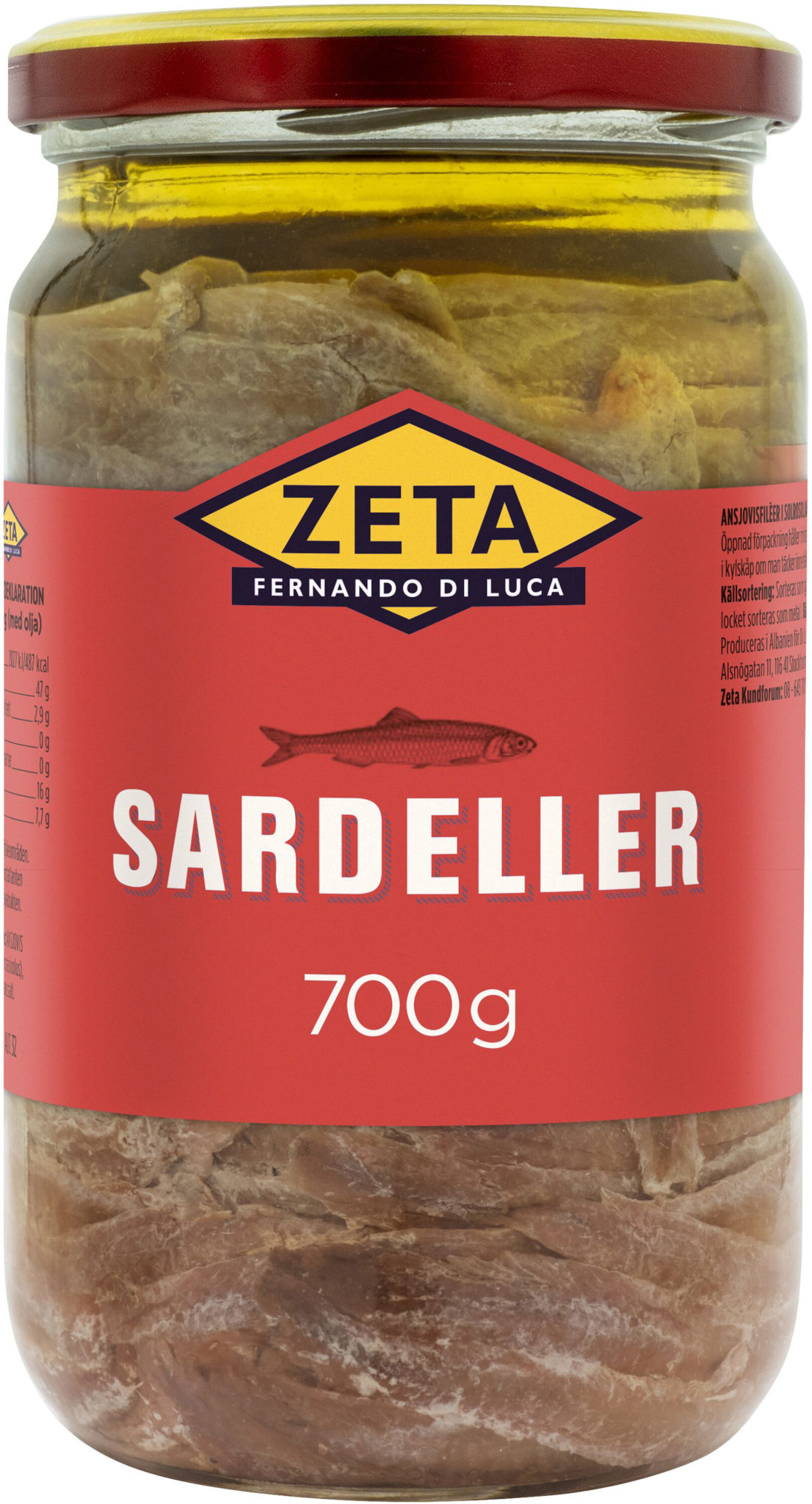 Sardeller, raka – Foodservice